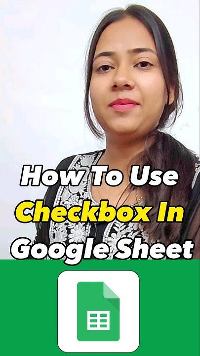 Create #Checklist in Google Sheets | How To Add Check Box in Google Sheet #msexcelwire # ...