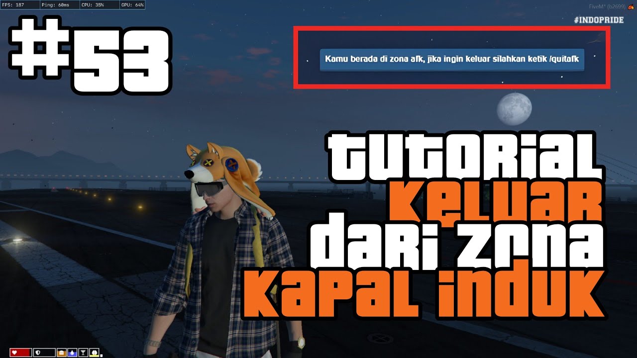 TUTORIAL CARA KELUAR DARI ZONA AFK DI GTA V ROLEPLAY INDOPRIDE #indopride - YouTube
