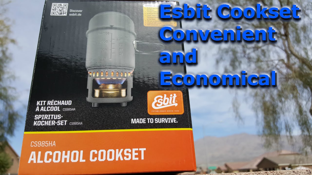 Review: Esbit 5-piece cooking set - YouTube