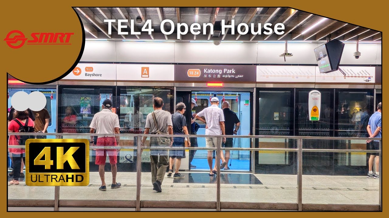 [SMRT] TEL4 Opening Event: Tanjong Rhu to Bayshore - YouTube