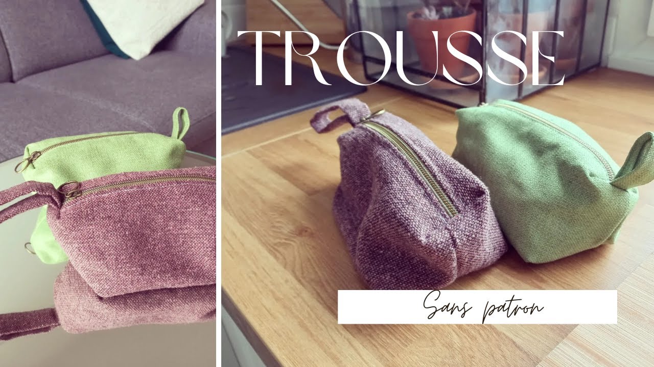 # 15 | DIY Couture | les trousses faciles à coudre - YouTube