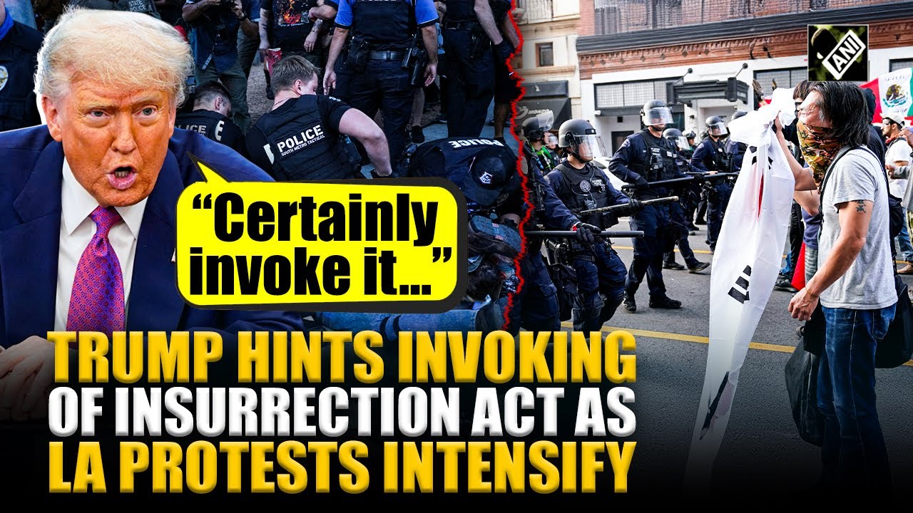 “Certainly invoke it…” President Trump on using Insurrection Act amid ...