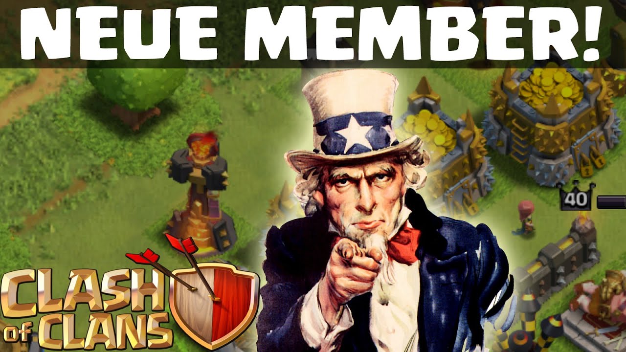 NEUE MEMBER! || CLASH OF CLANS || Let's Play CoC [Deutsch/German HD ...