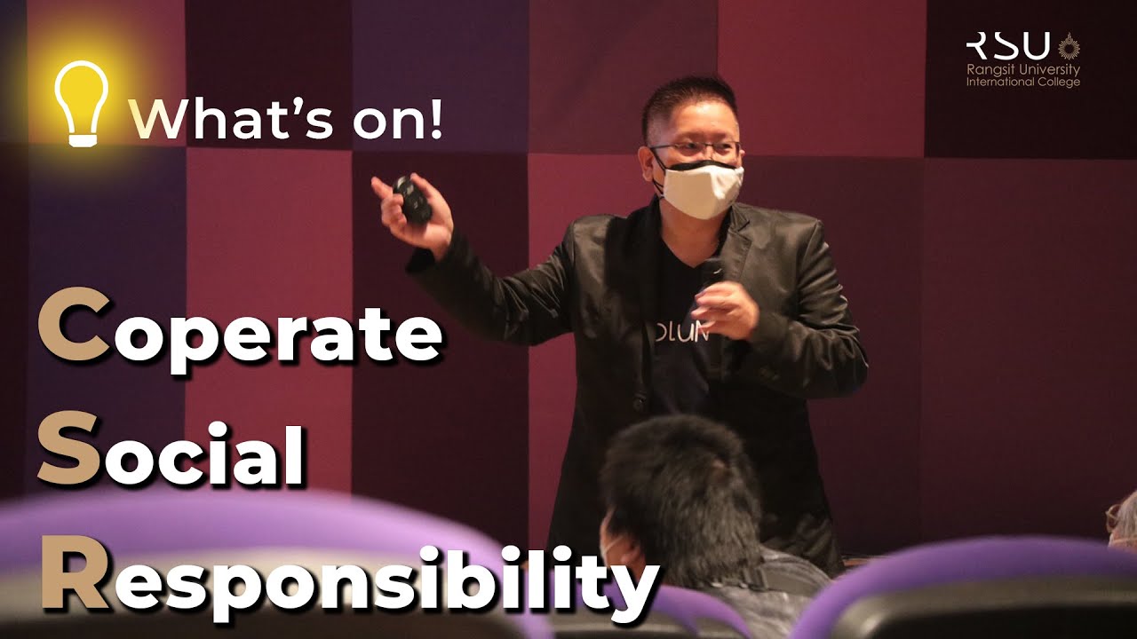 What's on! EP.1: Coperation Social Responsibility (CSR) Seminar - YouTube