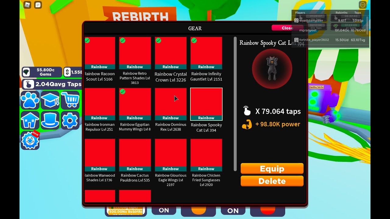 How to get billions of super rebirth tokens in Tapping Sim.(Roblox ...