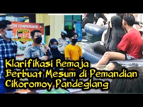 Viral !!! Klarifikasi Remaja di Kolam Renang Cikoromoy Pandeglang