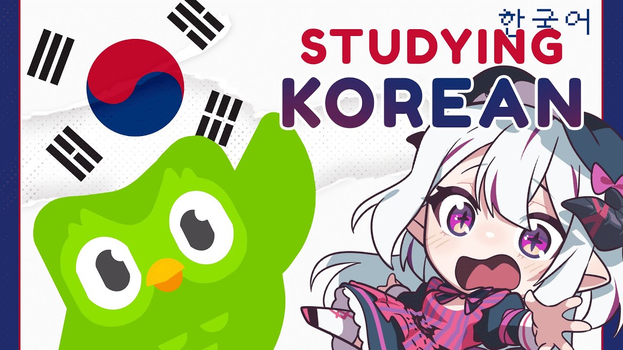 Lillian studies Korean - Duolingo vs Dragon - YouTube