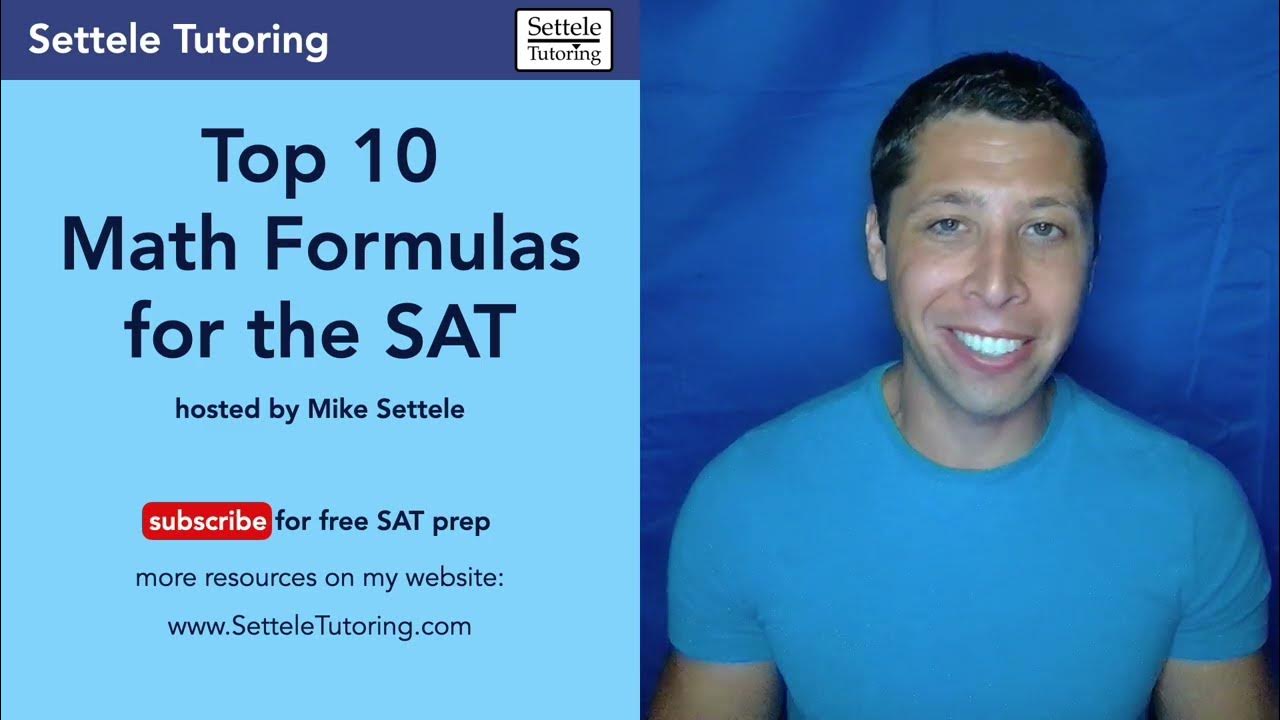 Top 10 SAT Math Formulas You MUST Memorize - YouTube