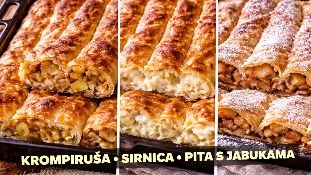 3 Vrsta Pite – Krompiruša, Sirnica i Pita s Jabukama | Balkan Classic ...