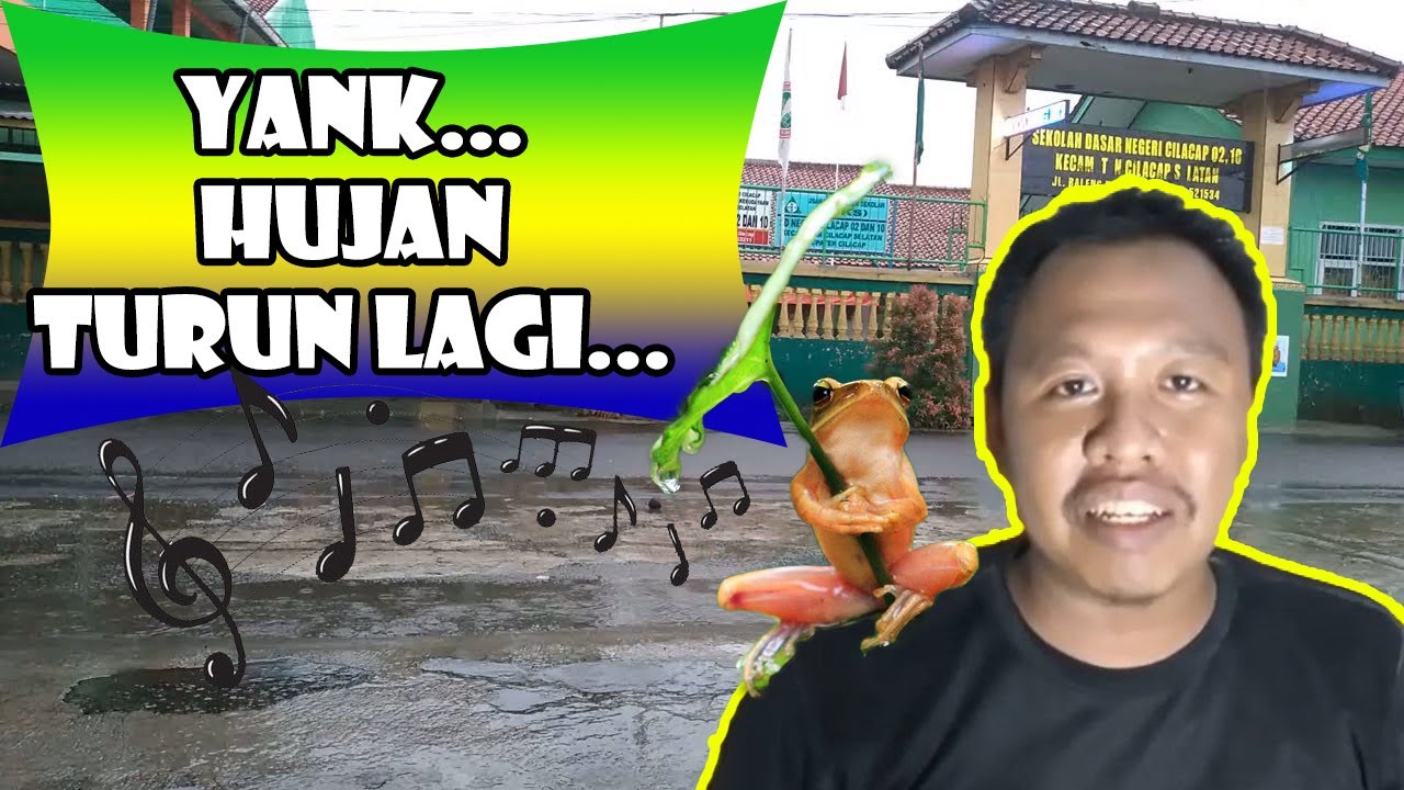 SEPINYA SUASANA KETIKA HUJAN DERAS DI DEPAN TOKO OM ADE - YouTube