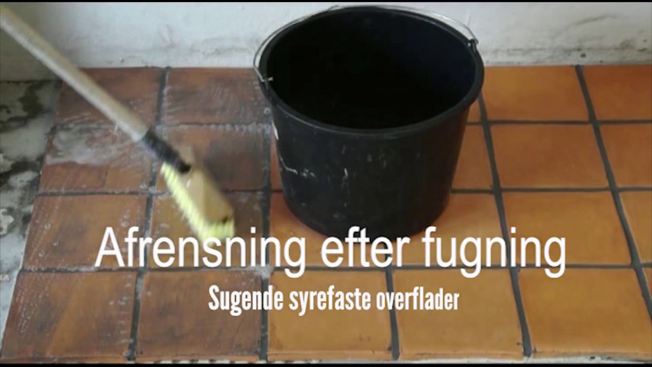 Rengøring efter fugning - YouTube