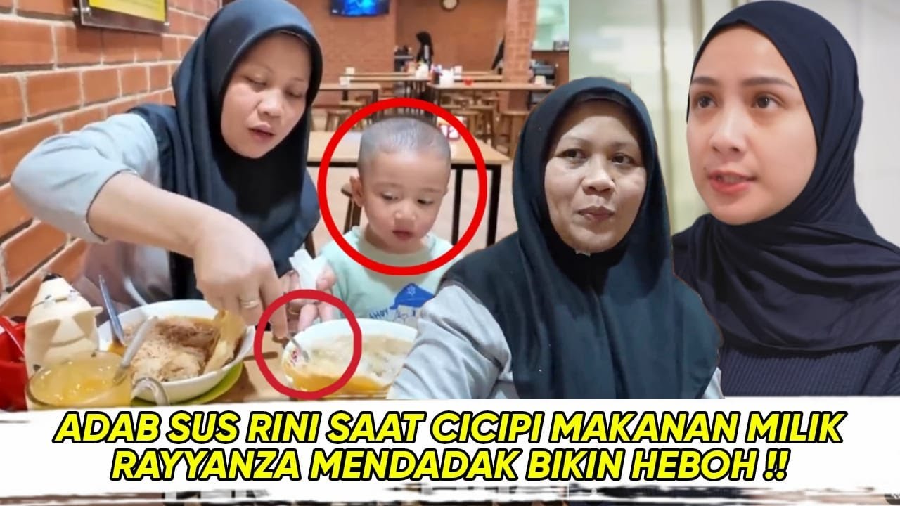 JADI ORANG TERDEKAT RAYANZA SETELAH ORANGTUAnya, CARA SUS RINI NYICIP ...