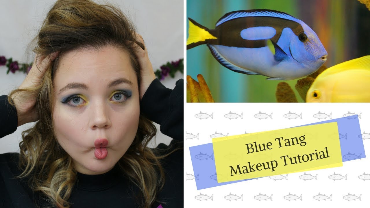 Under The Sea Makeup Tutorial | Blue Tang - YouTube