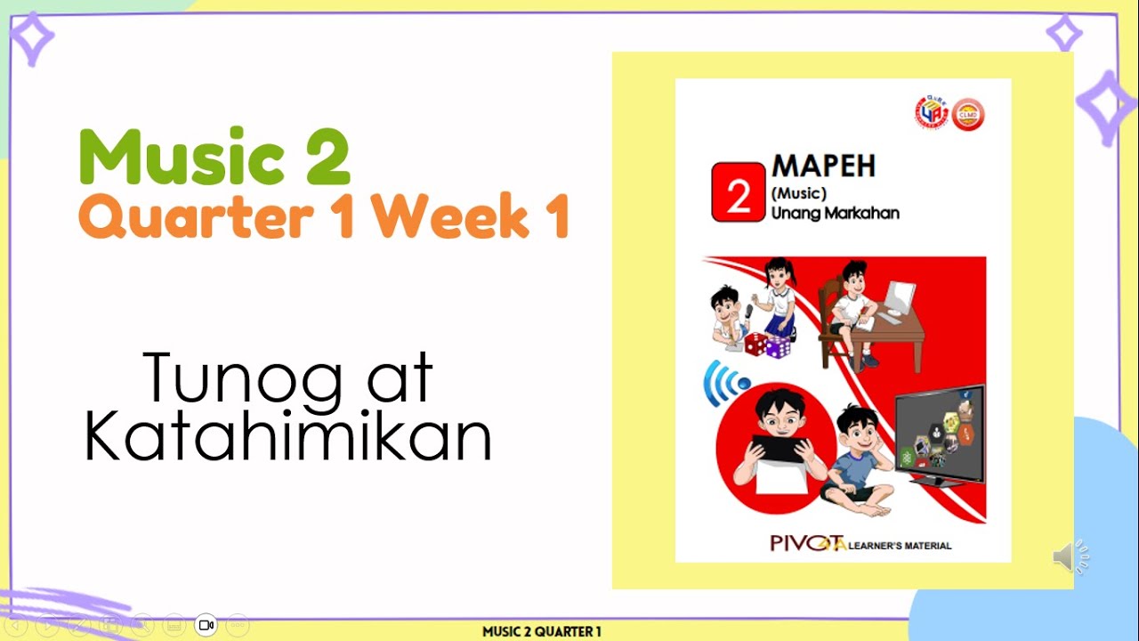Music 2 Week 1 Quarter 1 Tunog at Katahimikan - YouTube