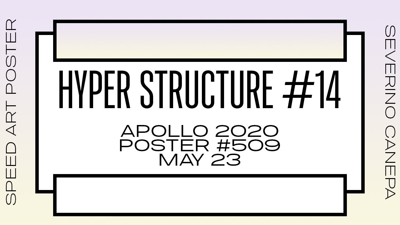 Speed Art Poster Tutorial #509 Hyper Structure #14 - YouTube