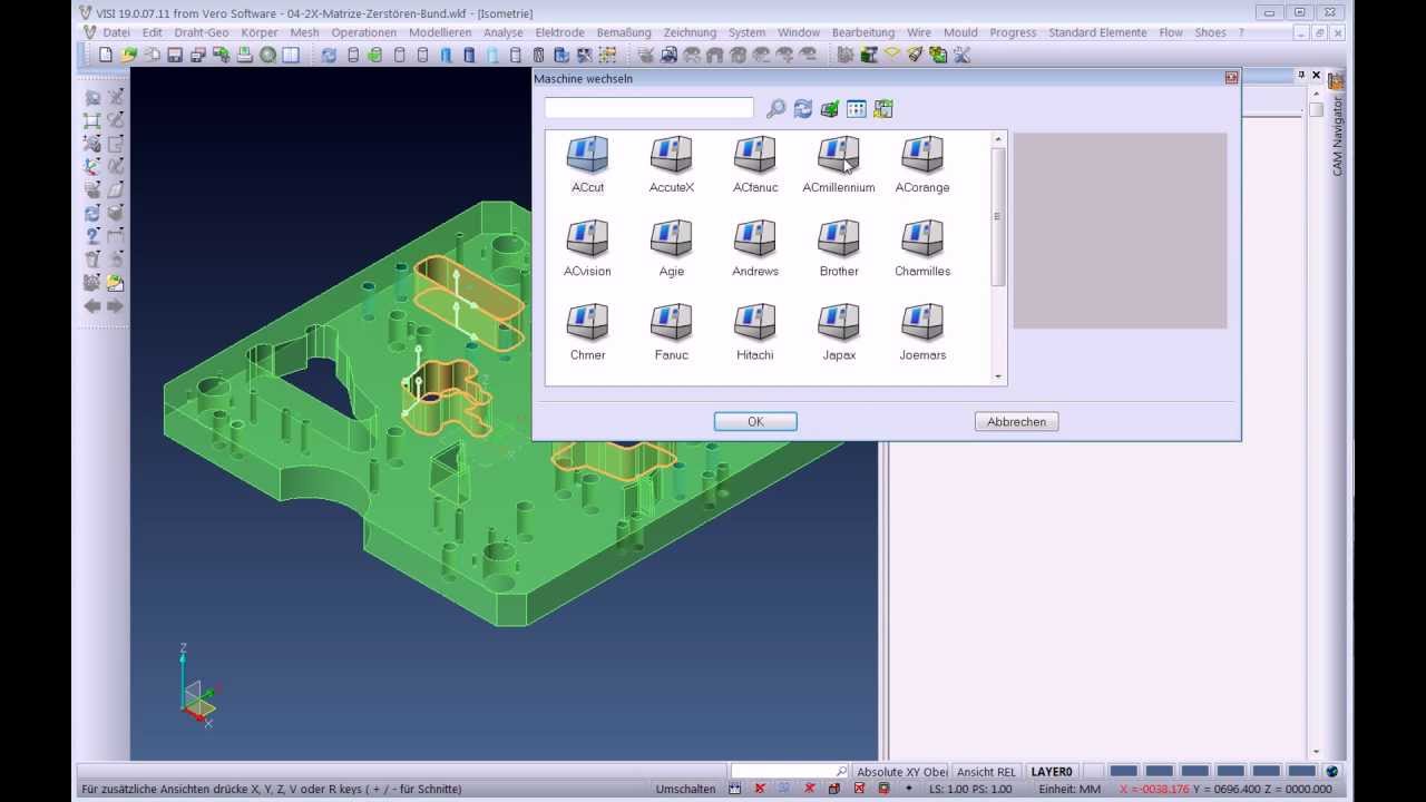 VISI Peps Wire - Produktvideo "Maschinenspezifische NC-Programme ...