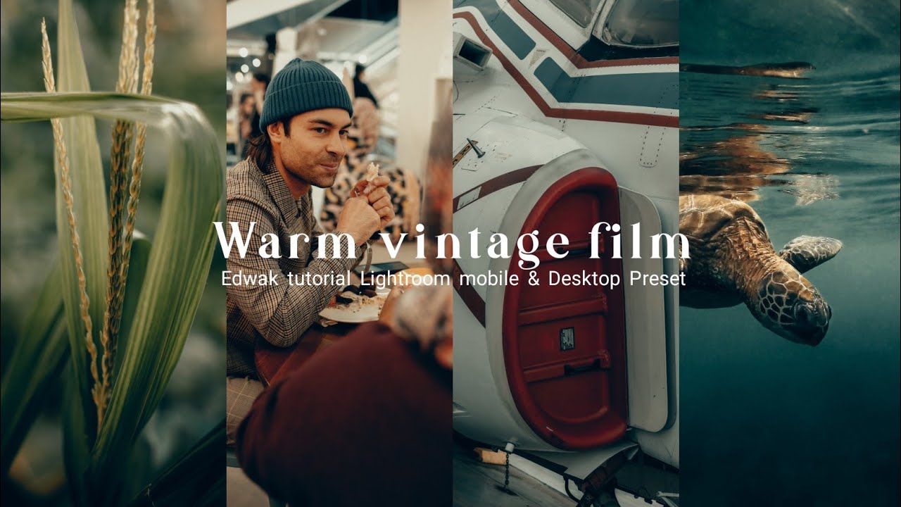 warm vintage film Lightroom Presets tutorial mobile ( free Presets ...