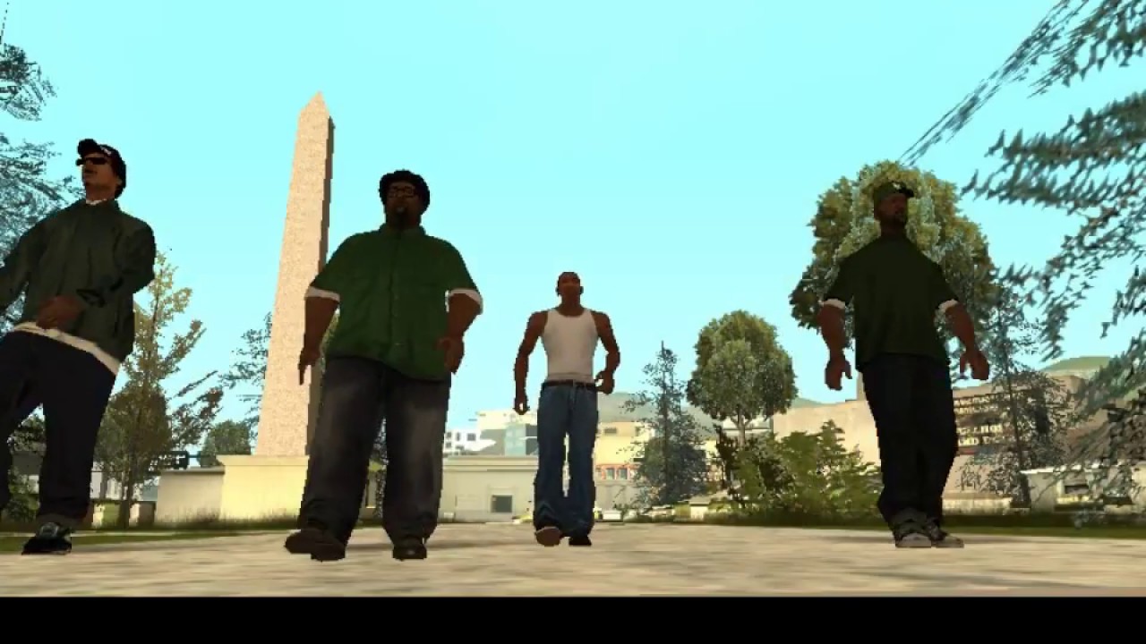 GTA SAN ANDREAS #1 / PEŞİMİZE POLİSLERİ 6. SEVİYEDEN TAKMAK - YouTube