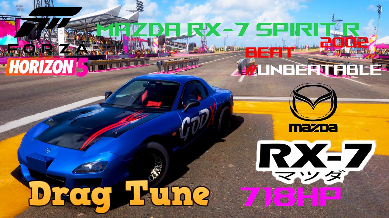 2002 MAZDA RX-7 SPIRIT R TYPE-A DRAG TUNE😎😏(718HP)( beat the UNBEATABLE ...