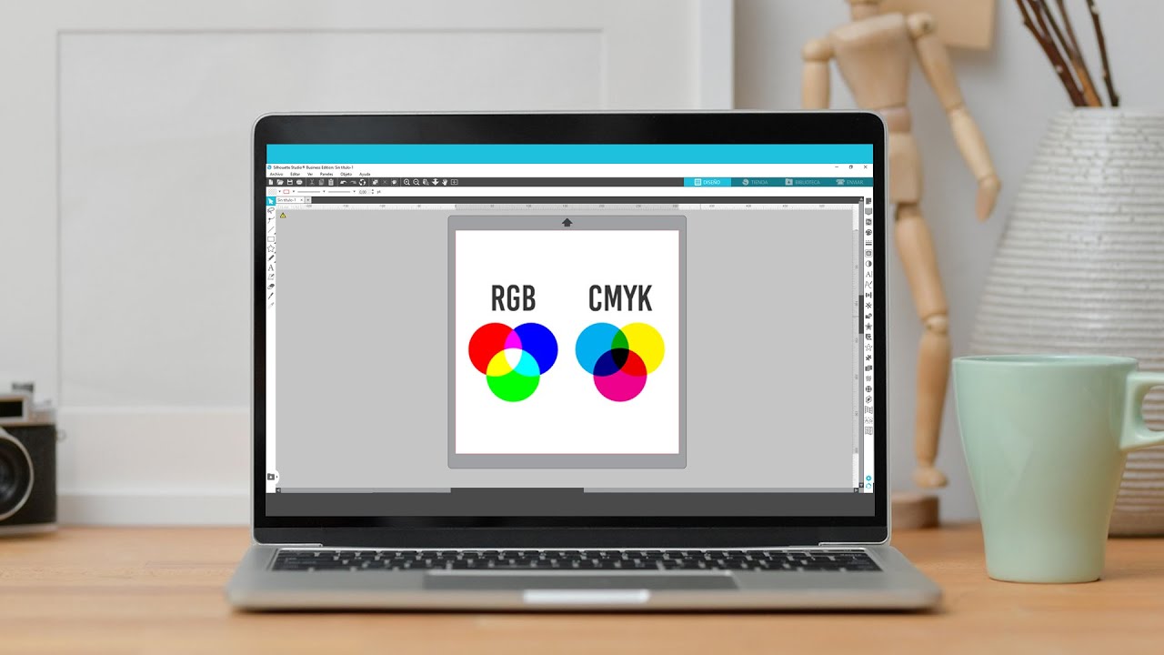 Modos de color RGB y CMYK y Silhouette Studio - YouTube