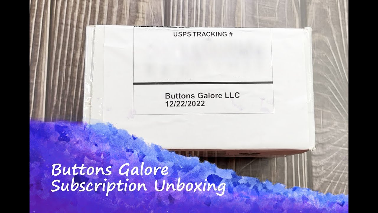 Buttons Galore Subscription Box Unboxing | Snowy box - YouTube