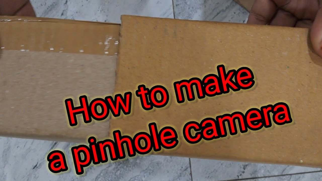 How to make pinhole camera #pinhole #pinholecamera - YouTube