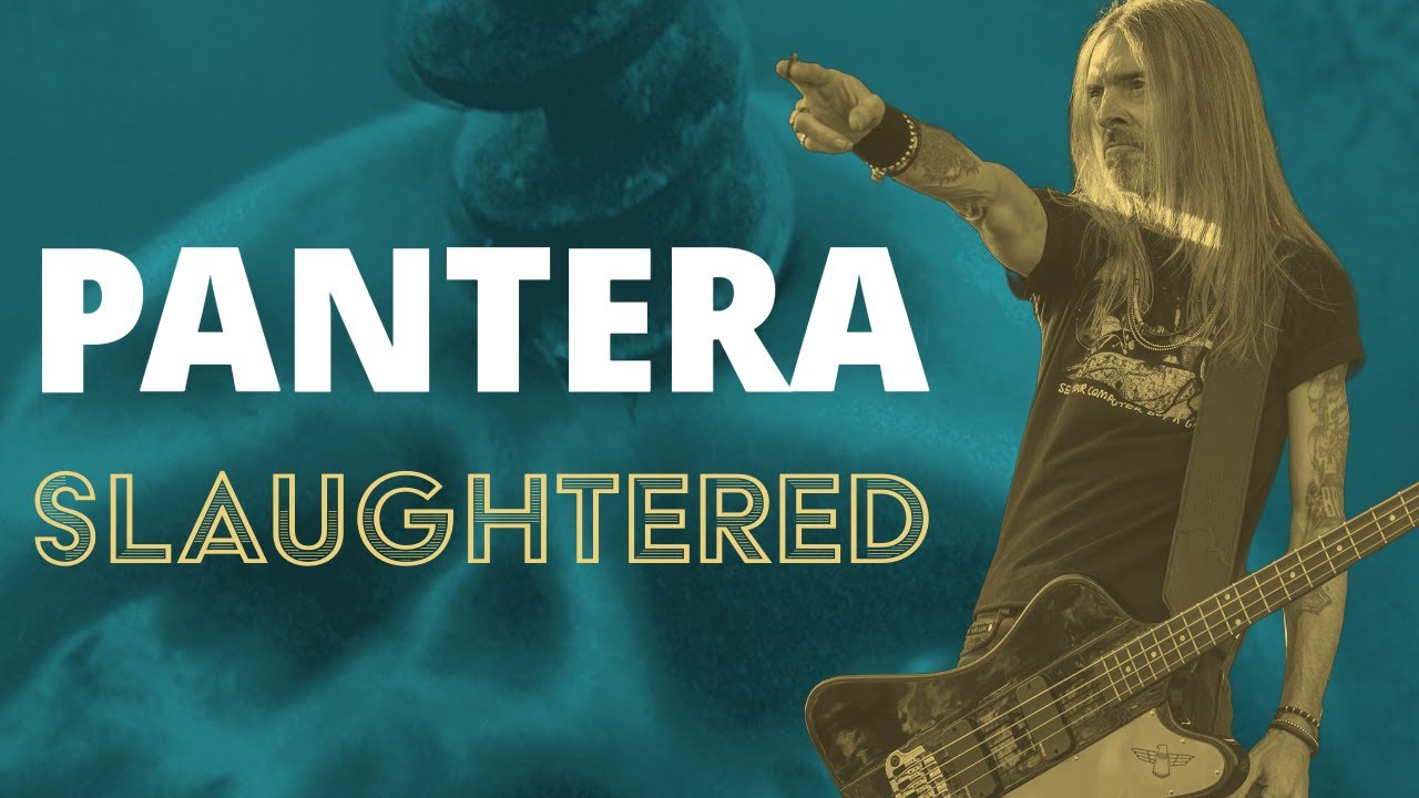 How to play Slaughtered by Pantera // Bass Lesson + Bass TAB - YouTube