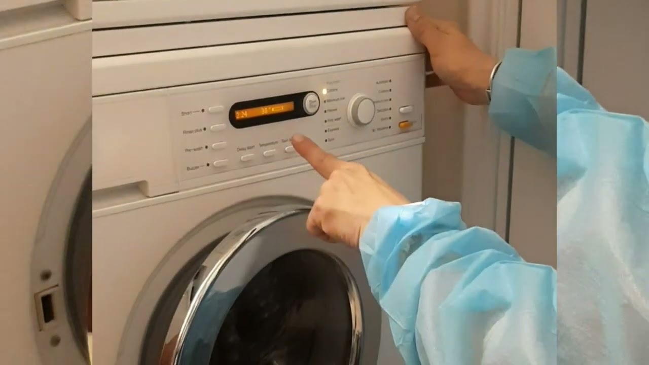 Miele Washing Machine Cleaning Maintenance Demo - YouTube