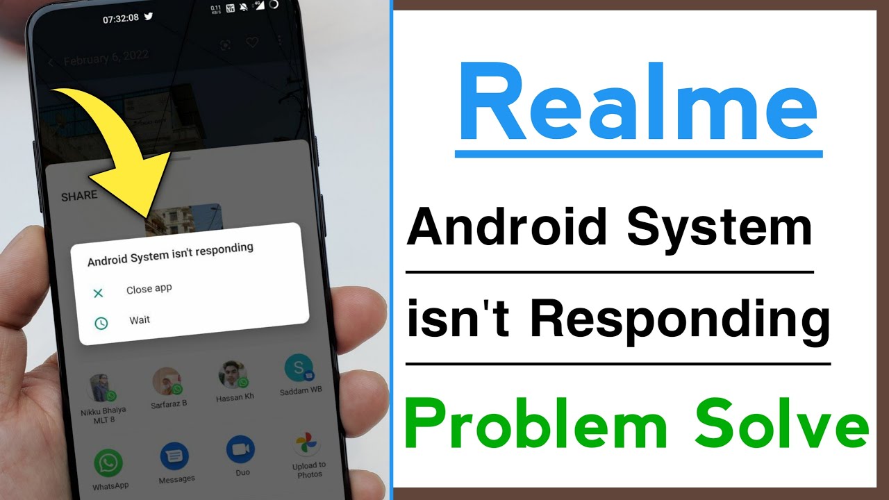 Realme Android System isn't Responding Problem Solve - YouTube
