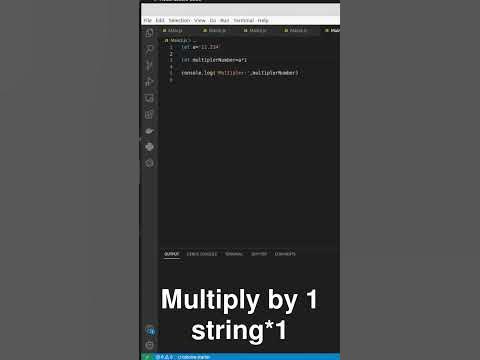 7 ways to convert string to number in Javascript - YouTube