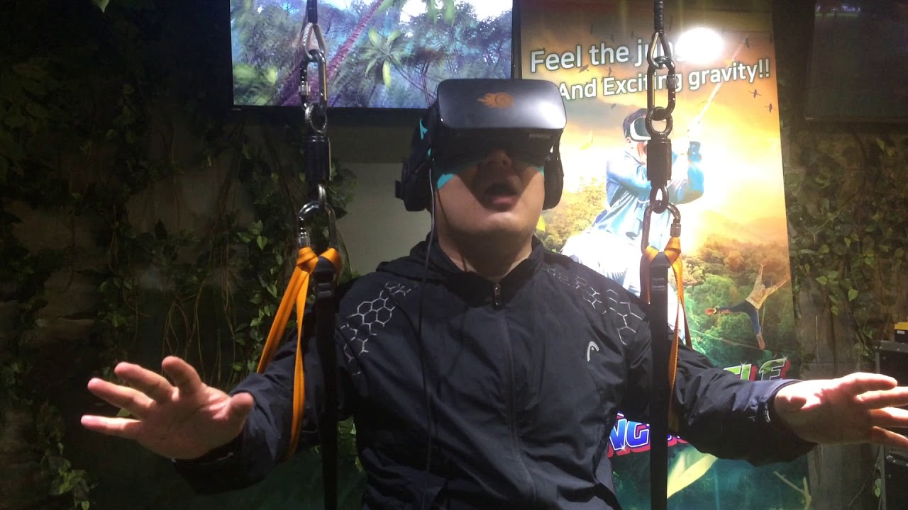 180406 3층 Adventure VR VR 번지 점프 체험@홍대VR스퀘어 VR SQUARE - YouTube