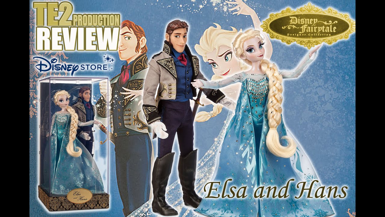 Review Disney Fairytale Designer Collection Elsa and Hans - YouTube
