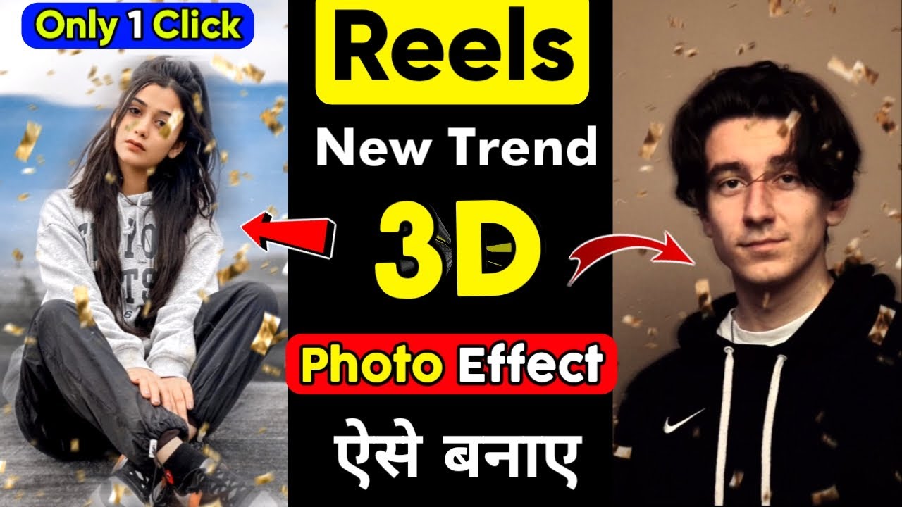 Reels new trend 3d photo effect | Capcut new trending Video | 3D photo Trend Tutorial - YouTube