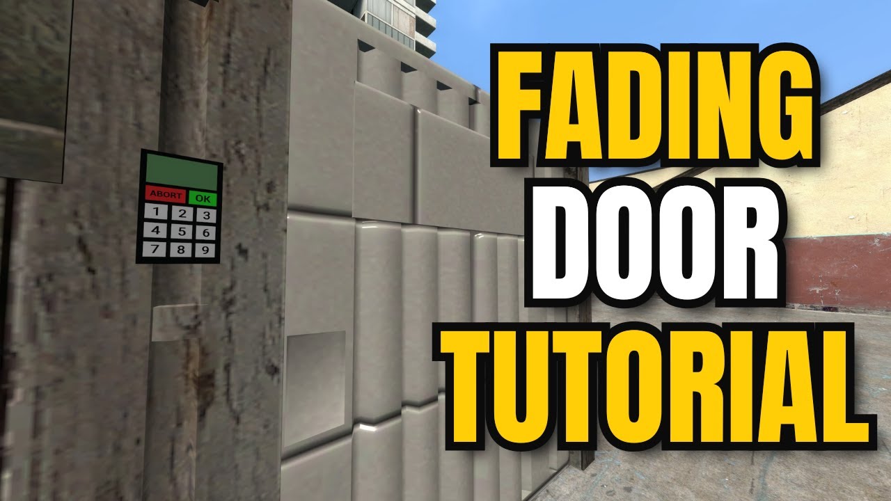 How To Make Keypad Fading Door In Garry's Mod | GMod Secure Base ...