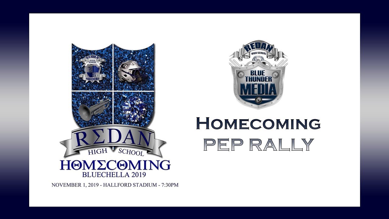 Redan High School | Homecoming 2019 | PEP RALLY | BlueChella - YouTube
