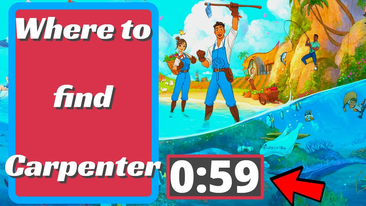 Where the Carpenter is Located in Coral Island - YouTube