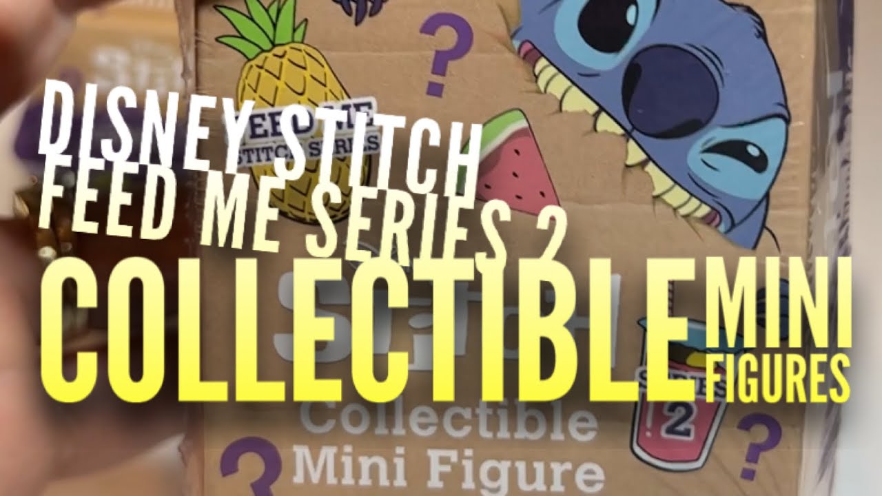 Disney Stitch Feed Me Series 2 Mini Collectibles - YouTube