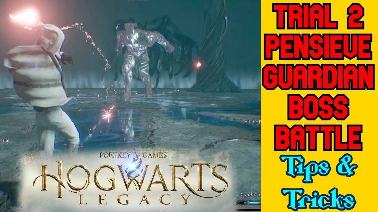 Hogwarts Legacy | Trial 2 Boss Battle! [Hard Difficulty] - YouTube