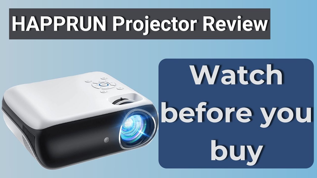 Is the HAPPRUN Projector Worth It? - HAPPRUN Projector Review - YouTube