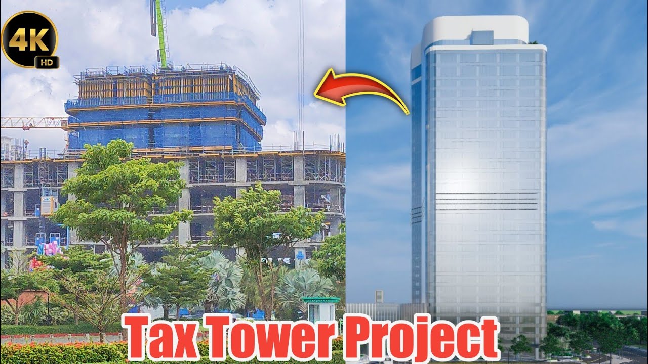 Tax Tower Project in Chroy Changvar Development Area - YouTube