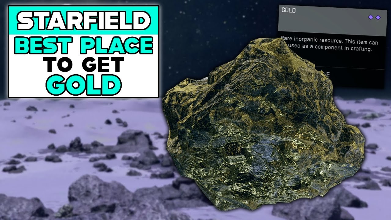 STARFIELD BEST PLACE To Get GOLD - YouTube