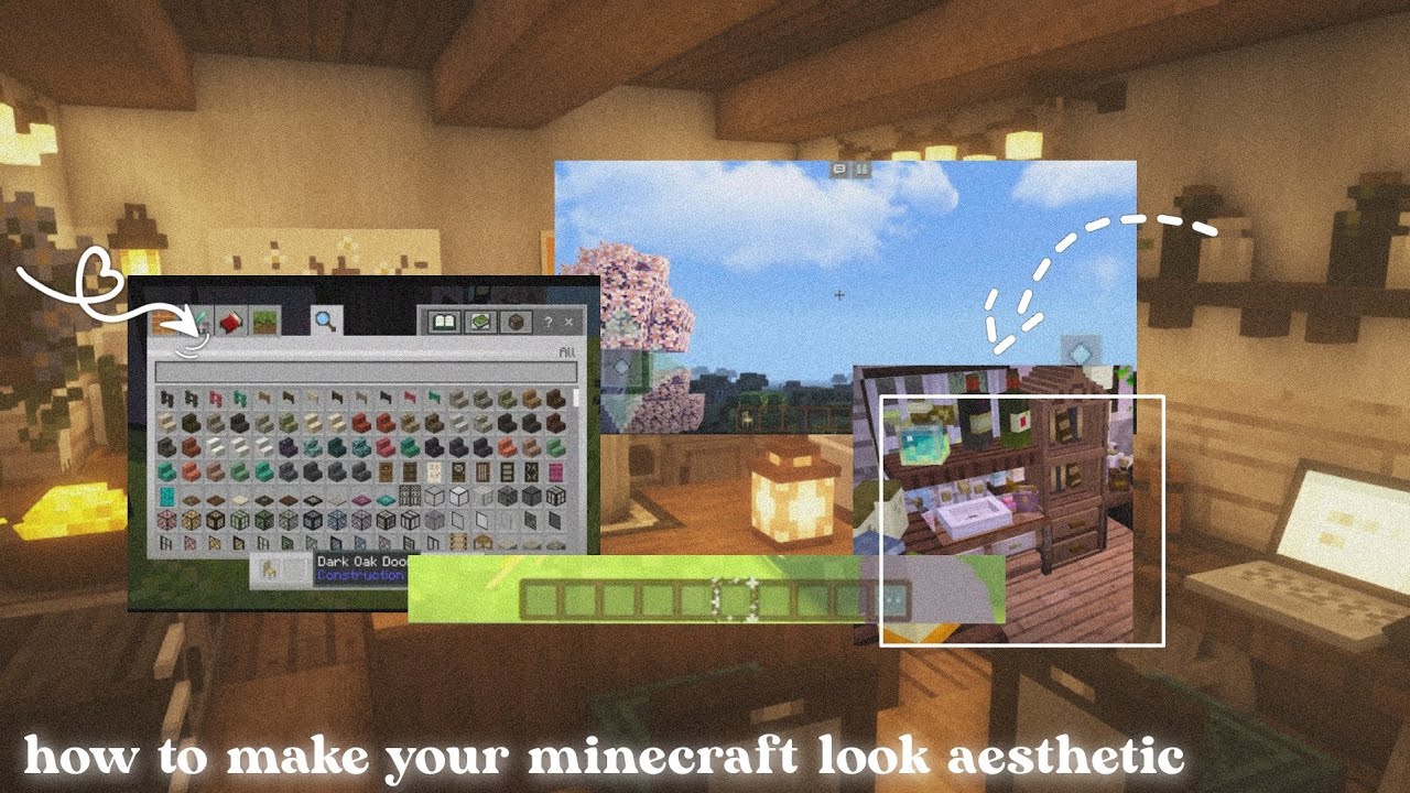 how to make your minecraft look aesthetic🔨// vintage ver. 🍂 - YouTube