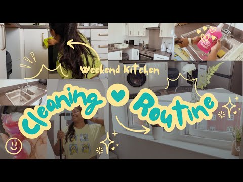 Weekend Kitchen Deep Clean | Full Cleaning Routine + Before & After ...