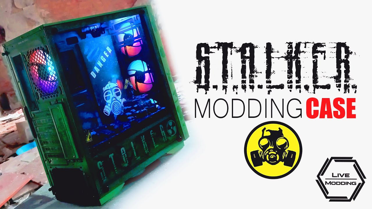 PC CASE MODDING Stalker для дяди Ностальжи ПК - YouTube