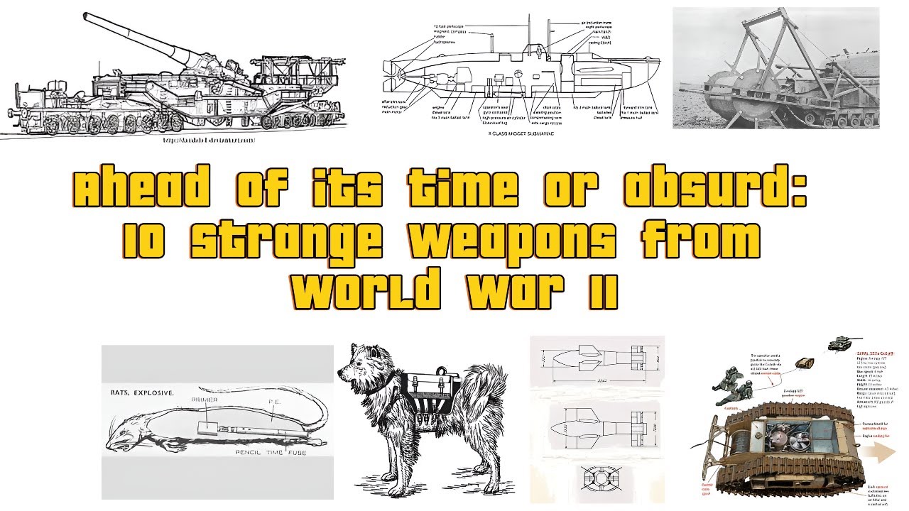 Ahead of its time or absurd 10 strange weapons fr - YouTube