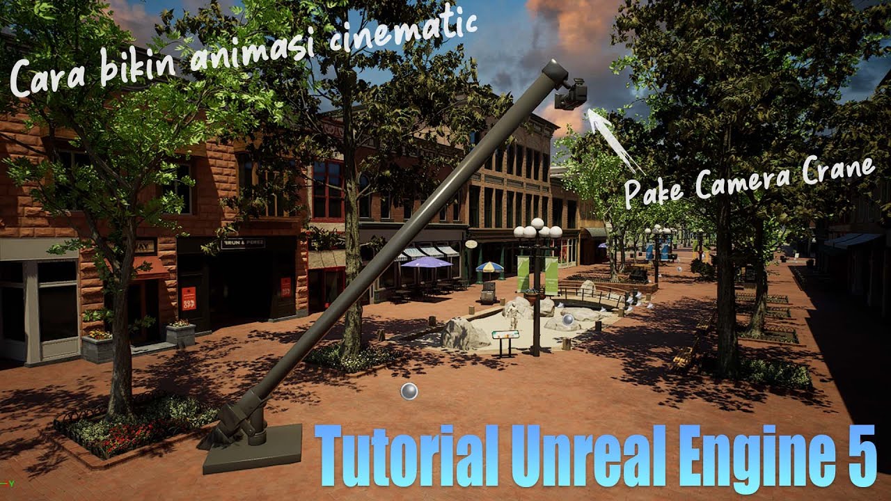 Bikin Cinematic render pake Crane Rig | Tutorial Unreal Engine 5 - YouTube