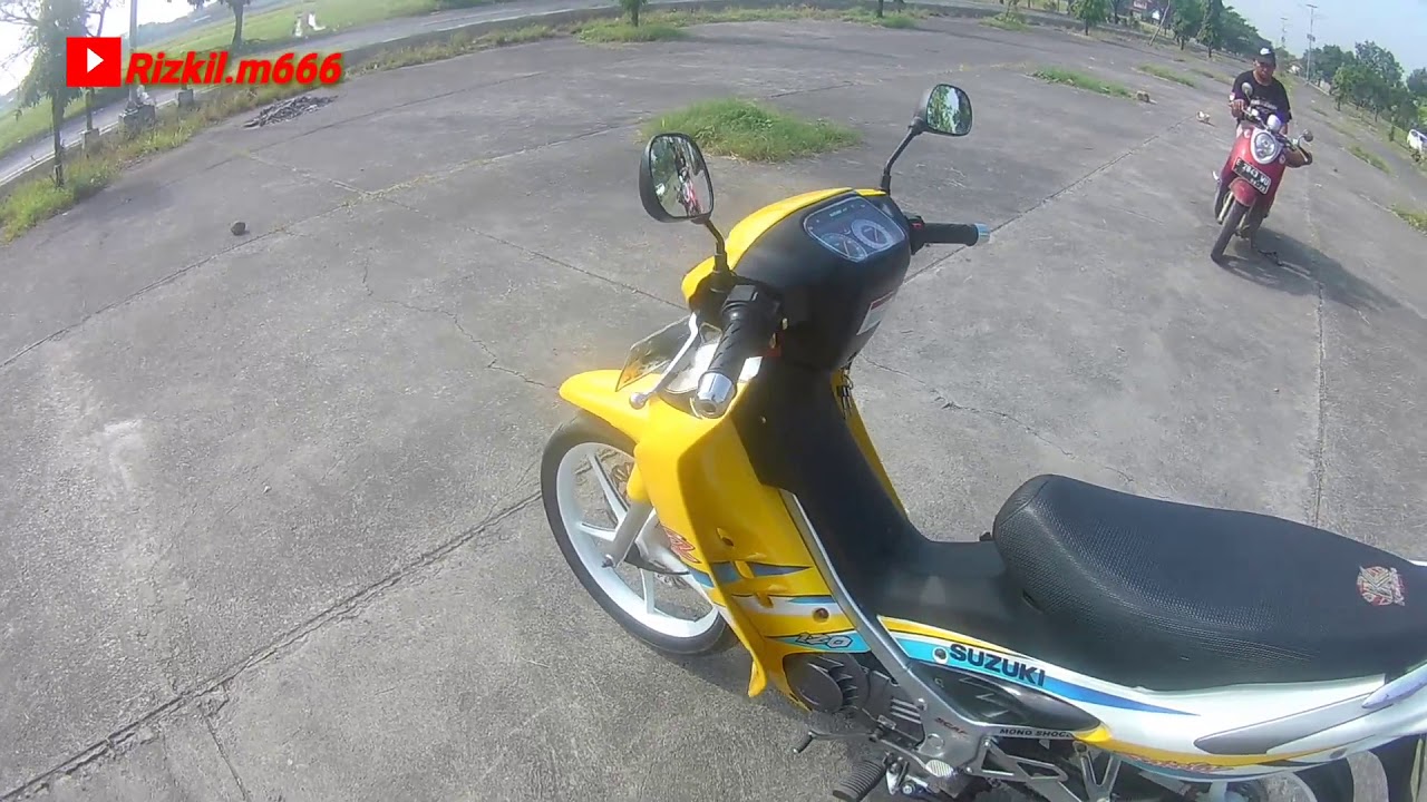 Review & Tes Ride Satria Hiu Modif Simple - YouTube