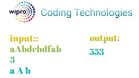 Wipro Coding Questions - YouTube
