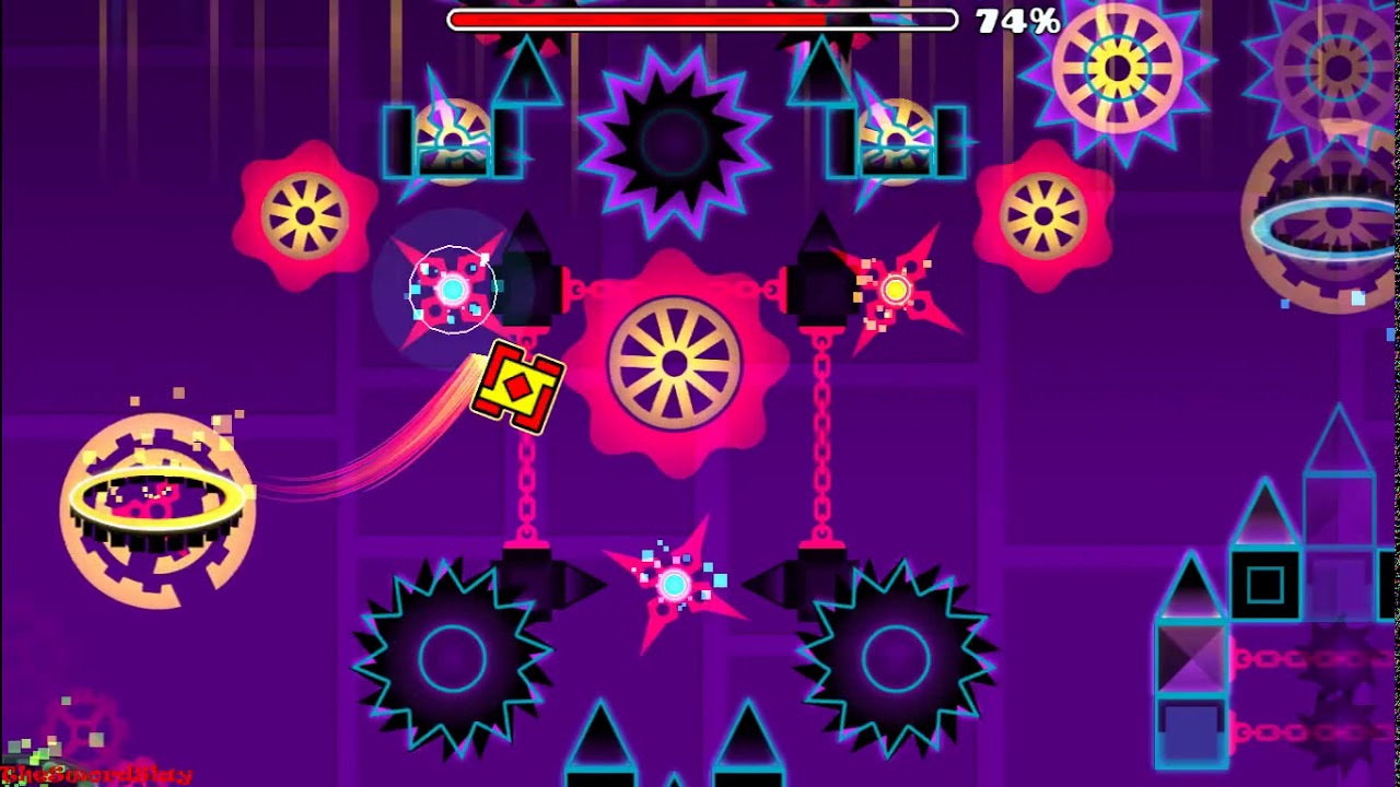 Geometry dash - Moon Adventure by Experience D (Demon) - YouTube