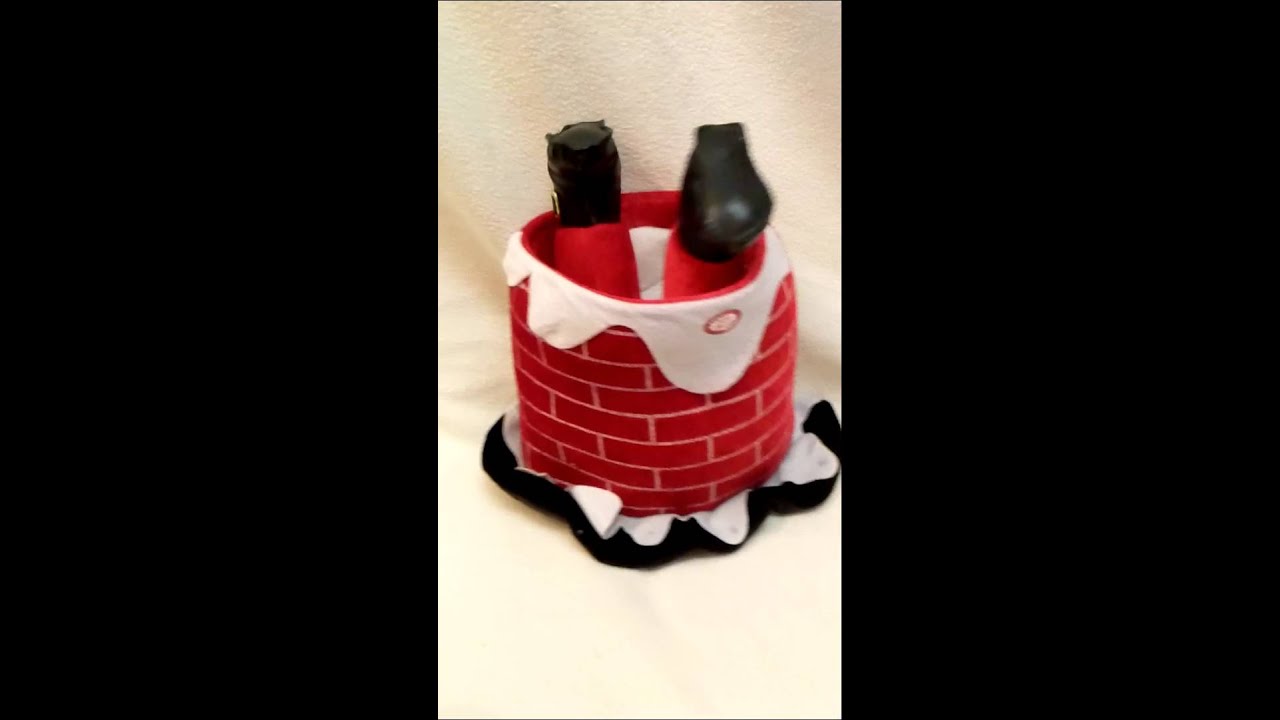 Santa stuck in chimney - YouTube